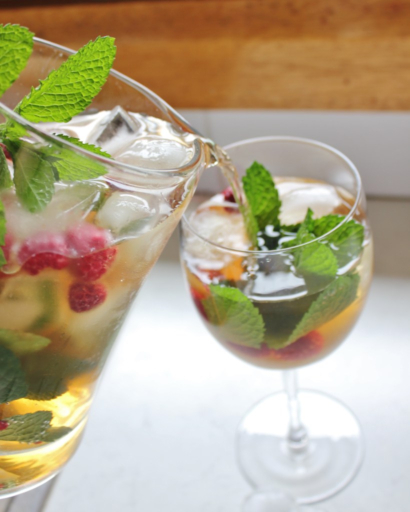 Raspberry Mint Iced Tea and abundance – Baking with Gab