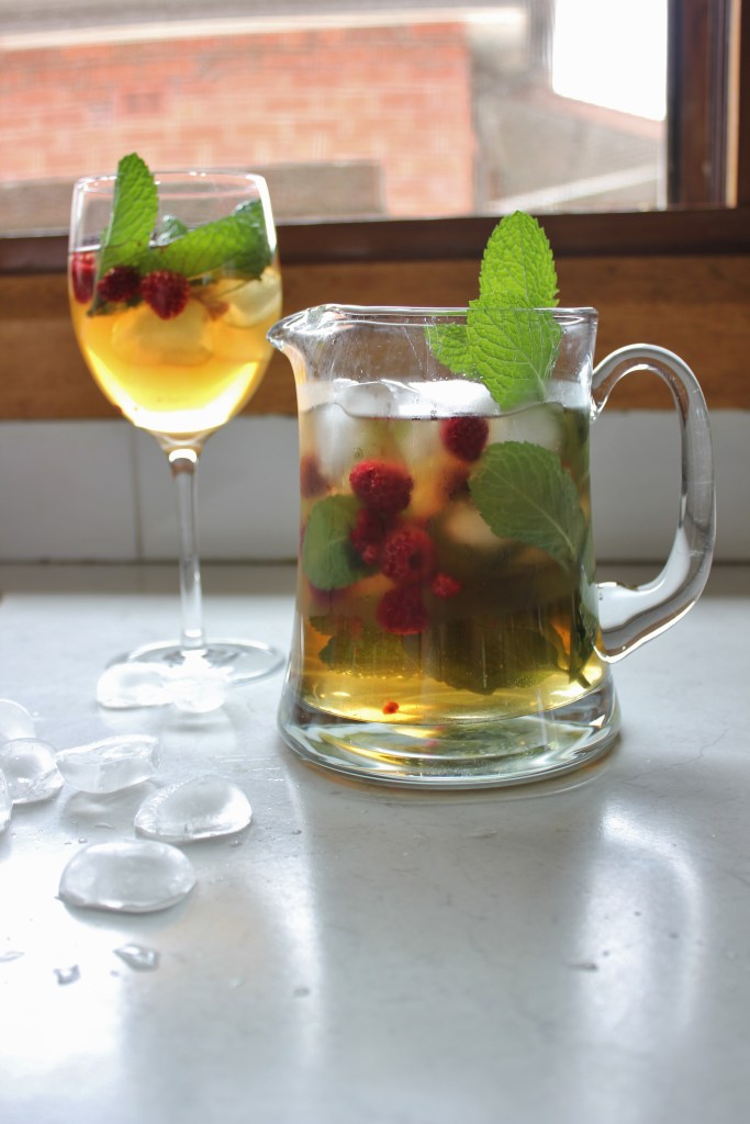 Raspberry Mint Iced Tea and abundance – Baking with Gab