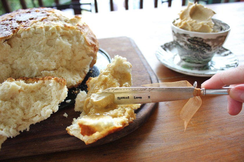 Damper and brown butter sugar – Baking with Gab