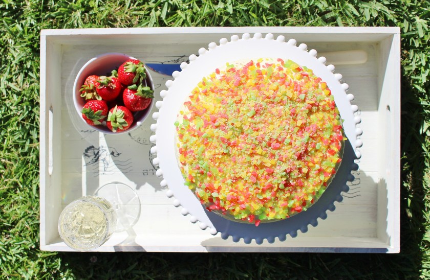 Champagne pop rocks cake and New Year’s Eve – Baking with Gab